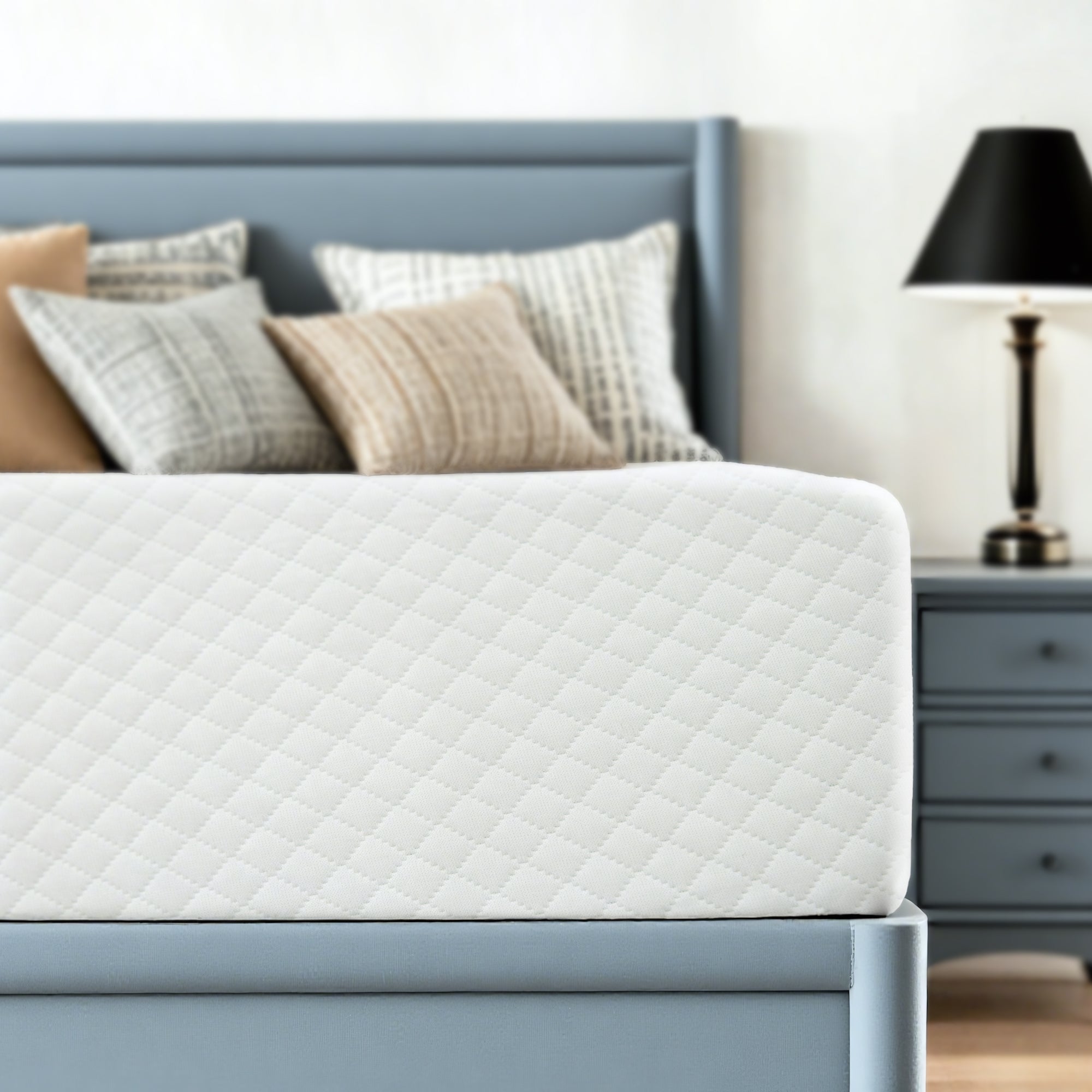Cooling Gel Memory Foam Mattress – Medium Firm, Motion Isolation, Pres